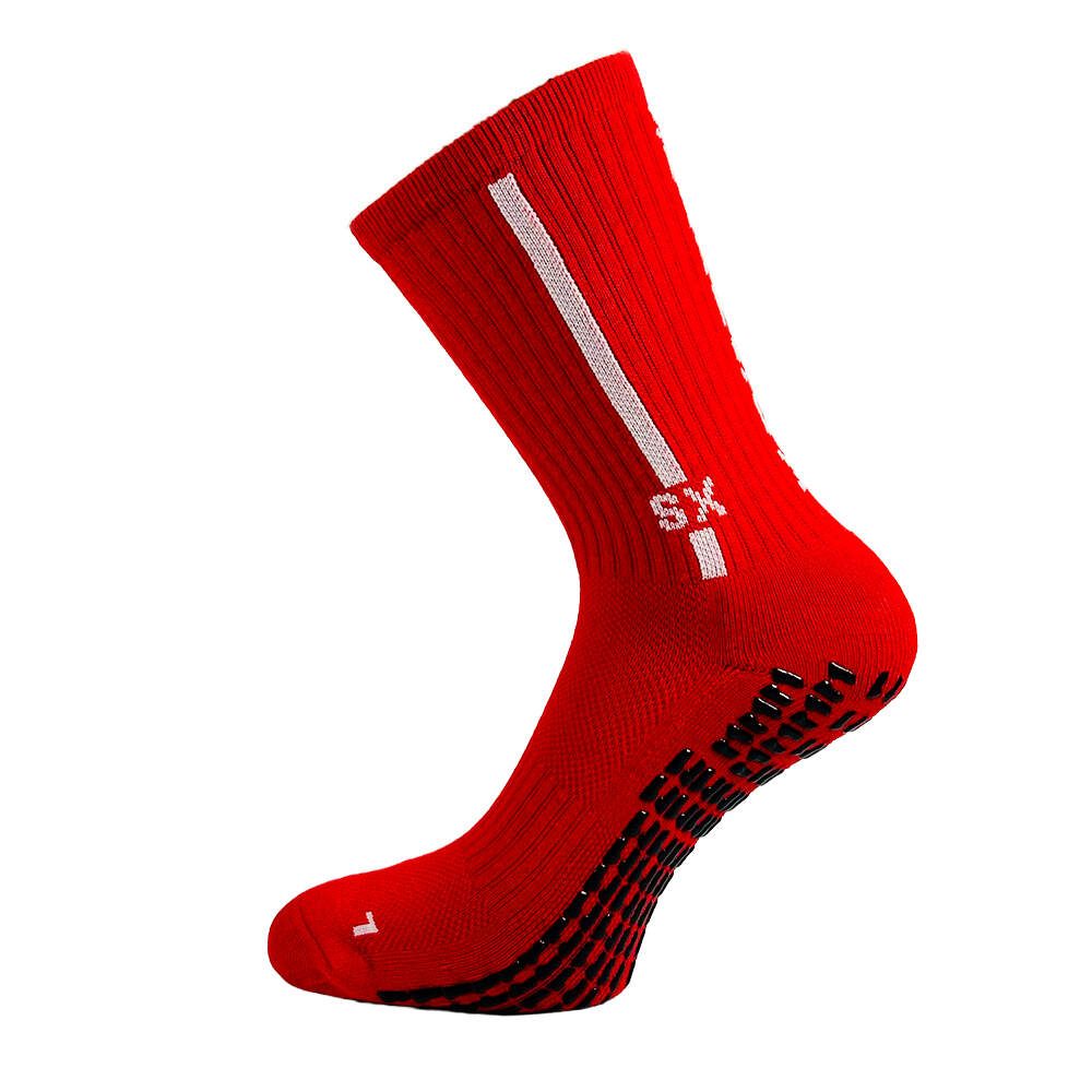 Gripsocks 3.0 - Rød l Køb gripsocks hos Supersox – supersox.dk