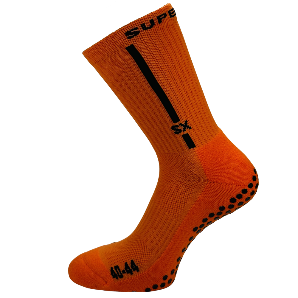 Gripsocks Grip Fit - Orange l Køb gripsocks hos Supersox – supersox.dk